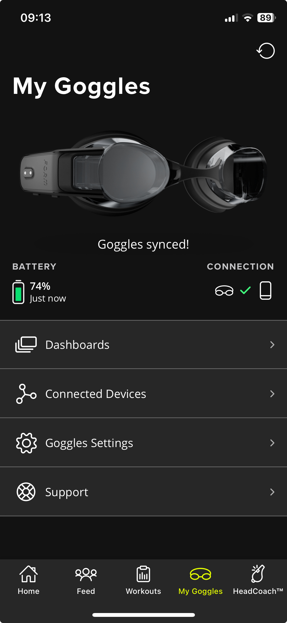 How do I sync the goggles to my app? – FORM Support Center